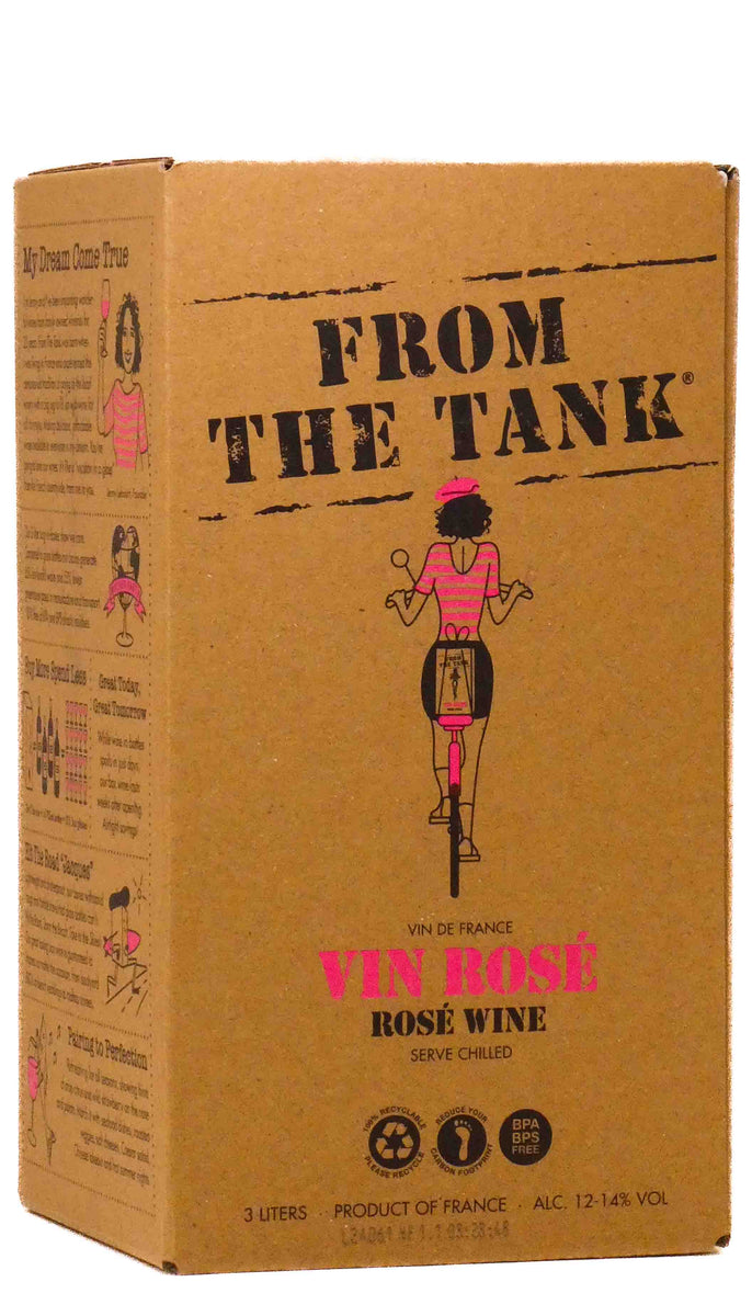 From the Tank Vin Rosé 3L Bag in Box – Woodstock Wine & Liquor